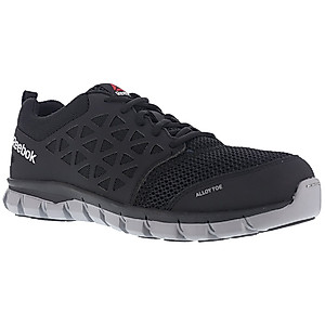 Reebok Work Men's Sublite Cushion Alloy Toe Comfort Athletic Shoe Black - 11 Medium