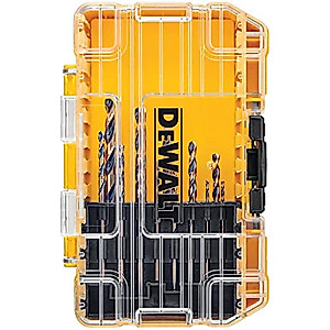 DEWALT Black Oxide Drill Bit Set with Pilot Point, 13-Piece (DW1163)