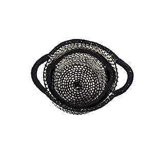 Deco 79 Storage Basket, S/2 11", 9" H, Black