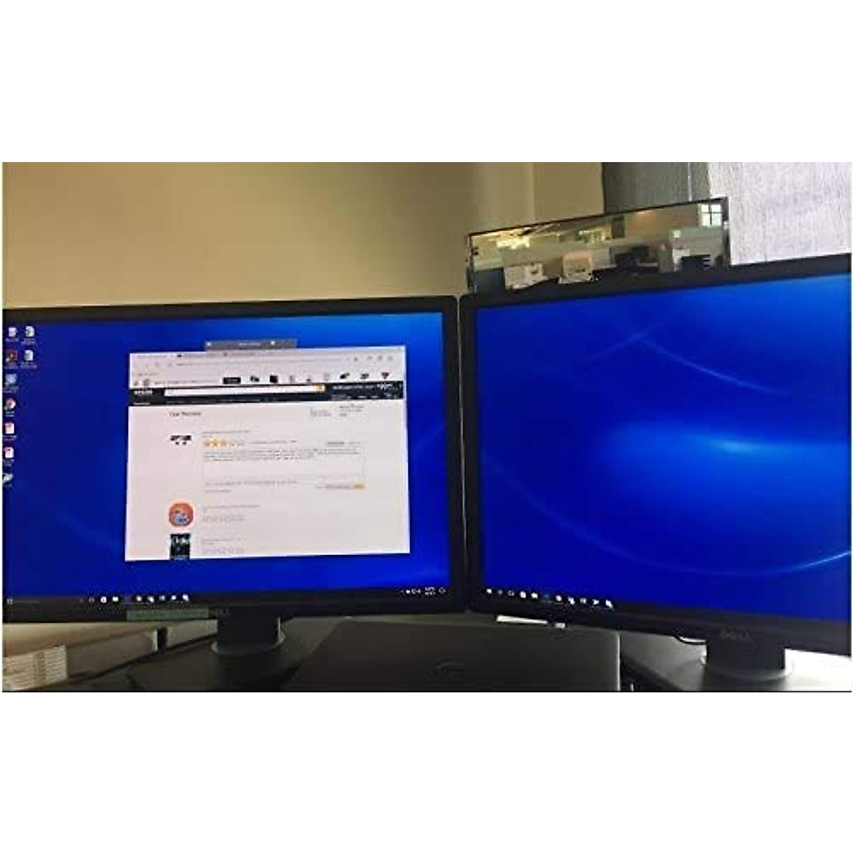 Definition Wide Angle Rear View Mirror for PC Monitors or Anywhere: EX Large by ModTek (2 Pack)