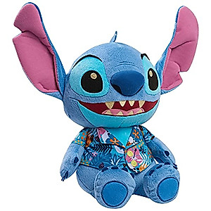 Disney’s Lilo & Stitch 13-Inch Large Stitch Plushie Stuffed Animal, Tropical Theme, Alien, Kids Toys for Ages 2 Up by Just Play