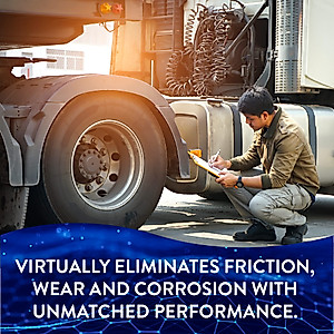 AtomLube Ultra Heavy Duty Red Grease, 10-Pack of 14 Oz. | Waterproof Lubricant & High Temp Grease for Metal Surfaces | Wheel Bearing Grease for Semi Truck Accessories