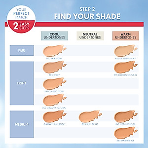 Covergirl Outlast Extreme Wear 3-in-1 Full Coverage Liquid Foundation, SPF 18 Sunscreen, Creamy Natural, 1 Fl. Oz.