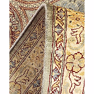 Solo Rugs Mogul One-of-a-Kind Traditional Hand Made Hand Knotted Gray Area Rug 8 x 10