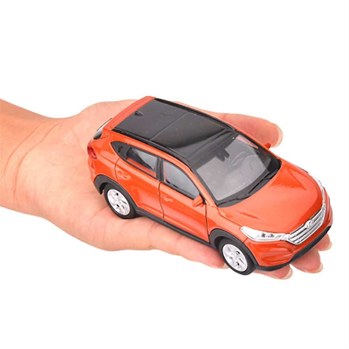 LUTPOL Die Casting 1:36 Scale Alloy Pull Back High Imitation for Hyundai Tucson SUV Model Toy Car Diecasts Metal Model Children's Gifts Toys Vehicle Unzip Toy ( Color : Light Yellow )