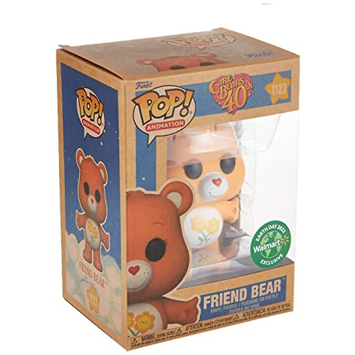 Funko Care Bears POP! Animation Friend Bear Exclusive Vinyl Figure #1123 [Earth Day, 40th Anniversary]