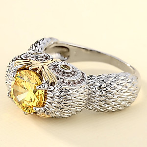 Ginger Lyne Collection Owl Ring Size 12