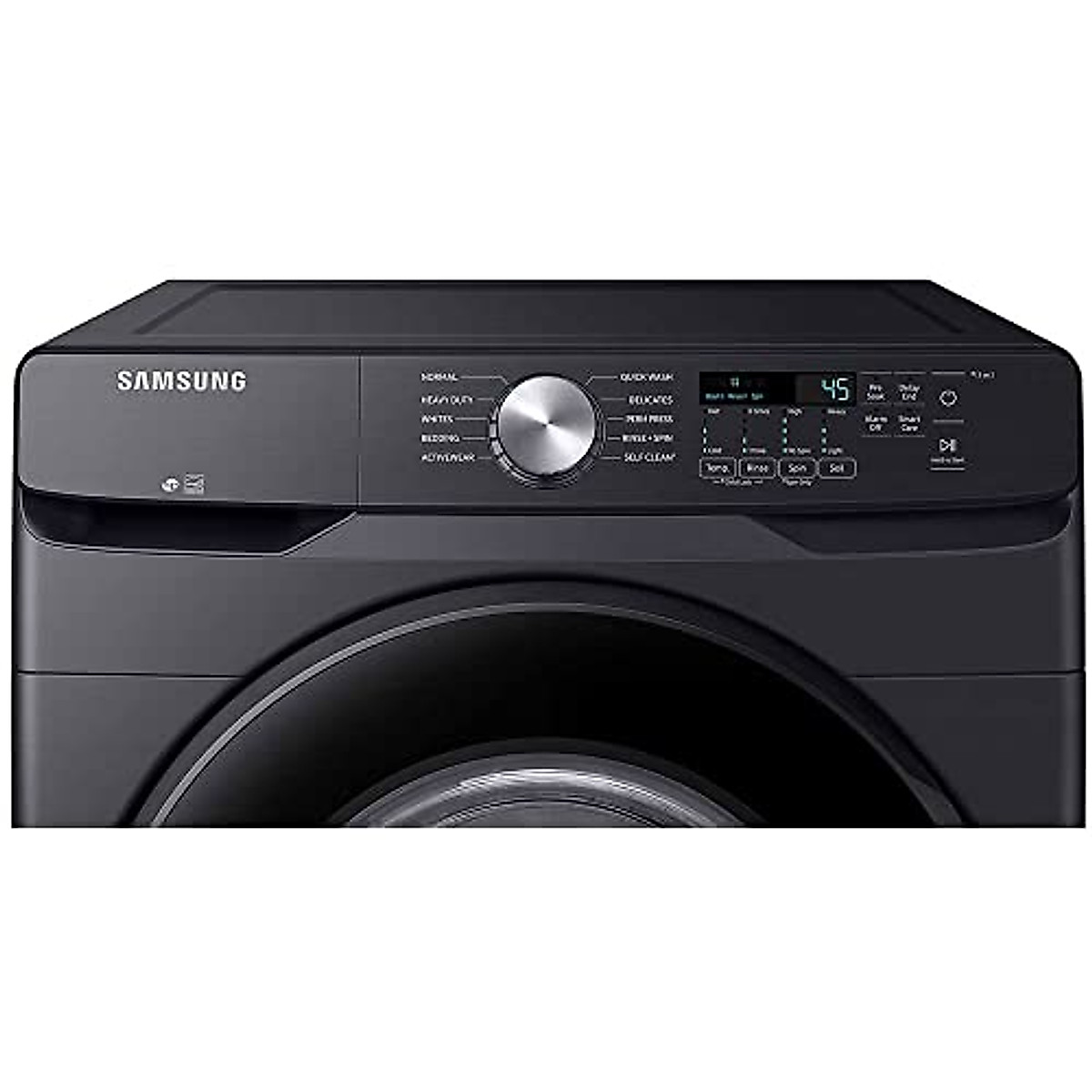 Samsung WF45T6000AV 4.5 Cu. Ft. Black Stainless Steel Front Load Washer