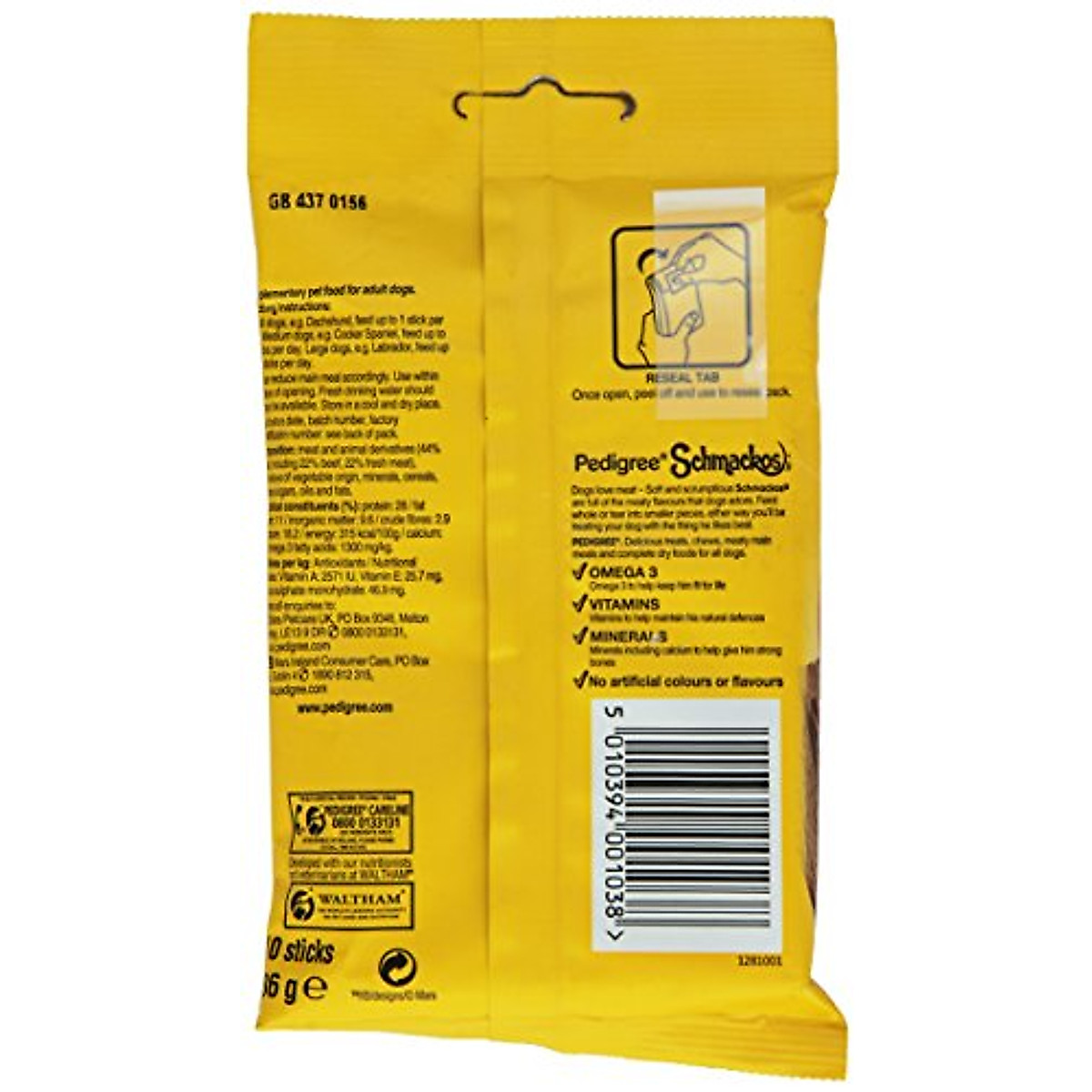 Mars Petfoods Pedigree C&T Schmackos Beef 10Stk