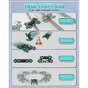 ATHLERIA 8Wd Gesture Sensing Rc Car Toys for Boy Age 8-13,2.4Ghz Remote Control Car,Racing Drift Double-Sided Stunt Car,Christmas Birthday Coolest Gift Ideas for Boys Girls Kids 8 9 10 11 12+ Year