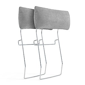 LINSY HOME Sofa Headrest Module for Modular Sectional Sofa, Extend The Backrest, Tailor-Made for Rubik Modular Couch, High Back Sectional Sofa, Metal Frame, 2 Pieces, Light Grey