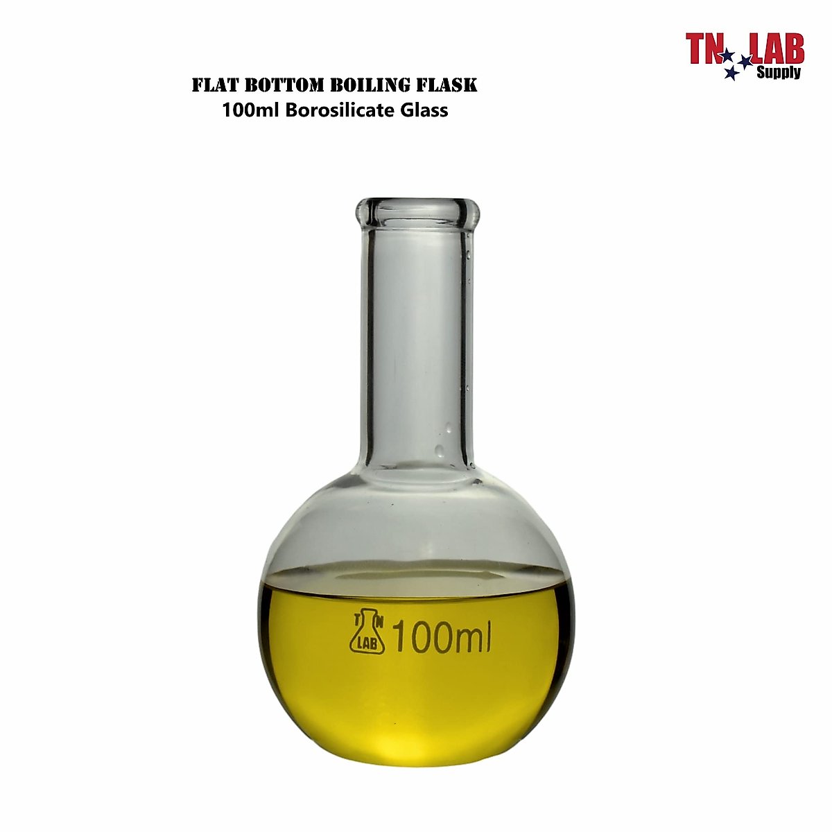 TN LAB Flat Bottom Boiling Flask 100ml 6-Pack (6)