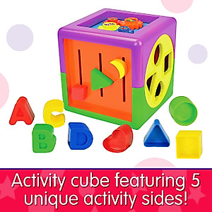 The Learning Journey Early Learning - My First Activity Cube - Baby & Toddler Toys & Gifts for Boys & Girls Ages 12 Months and Up - Award Winning Toy, Multi (160398)