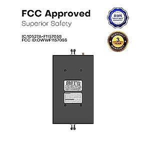 Hiboost Cell Phone Signal Booster for Home and Office, 4,000 sq ft, Boost 5G 4G LTE Data for Verizon AT&T and All U.S. Carriers, FCC Approved