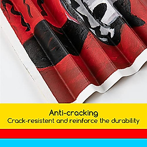 MEEDEN 15-Pack Canvas Boards for Painting, 12 × 16 Inches Blank White Canvas Panels, 100% Cotton, 8 oz Gesso-Primed, Canvas Art Supplies for Acrylic Pouring Airbrushing & Oil Painting