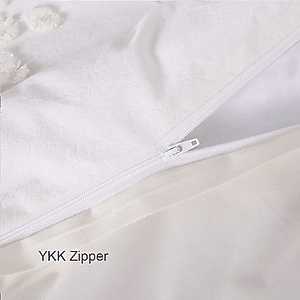 YINFUNG Textured Duvet Cover Tufted Ivory Boho Cotton Queen Cream Off White Textured Diamond Moroccan Clipped Boho Chic Geo 3 Piece Bedding Set Bohemian 90x90 Quilt Cover