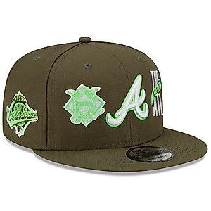 New Era Atlanta Braves 9FIFTY 1995 World Series Multi Patch Retro Hook Snapback Cap, Hat