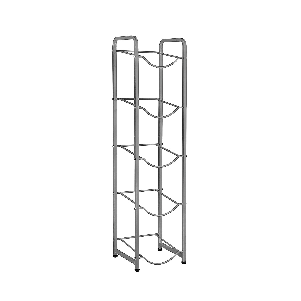 BRIO Single Column Gallon Stands (GREY) (5-TIER)