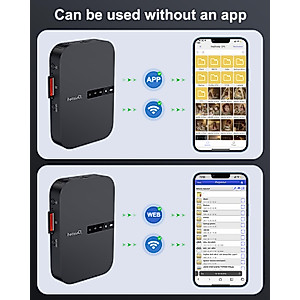 Wireless SD Card Reader for iPhone iPad: NewQ Filehub External Memory Card Reader Adapter Transfer Files from Camera SD & Micro SD to SSD & USB Drive Compatible with Phone | Computer | MacBook