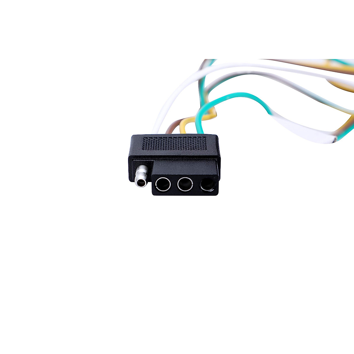 MaxxHaul 4-Pin Flat Trailer Wiring Harness Kit 25' Male and 4' Female [18 Gauge Color Coded Wires] for Utility & Boat Trailer Wire Kits Blue