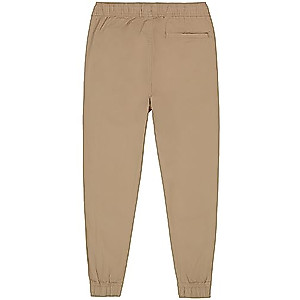 Nautica boys School Uniform Jogger Track Pants, Khaki, 14-16 US