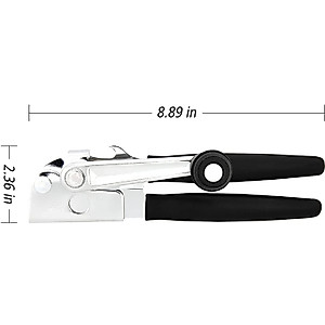 Commercial Can Opener Heavy Duty - Hand Held Can Opener Manual - Industrial Can Opener for Big Cans - Hand Crank Can Opener for Seniors - Restaurant Can Opener - Easy Crank, Abrelatas Abridor