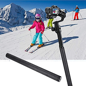 Carbon Fiber Extension Rod Photography Tripod Access Stabilizer