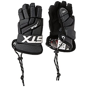 STX Lacrosse Stallion 200 Gloves , Black, XX-Small