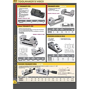 HHIP 3900-0124 1" Precision Parallel Screwless Vise with Step Jaws