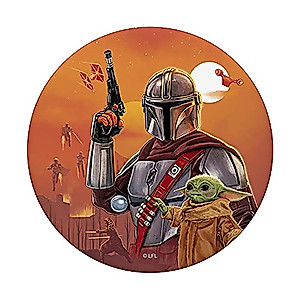 Star Wars: The Mandalorian & Grogu Space Western Exclusive PopSockets PopGrip: Swappable Grip for Phones & Tablets