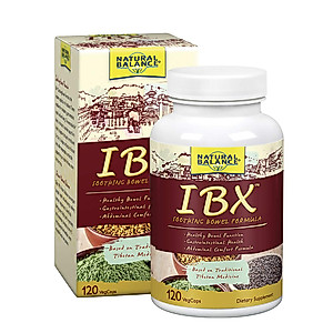 Natural Balance IBX Soothing Bowel Formula | Supports Digestive Health | 120 Veggie Caps