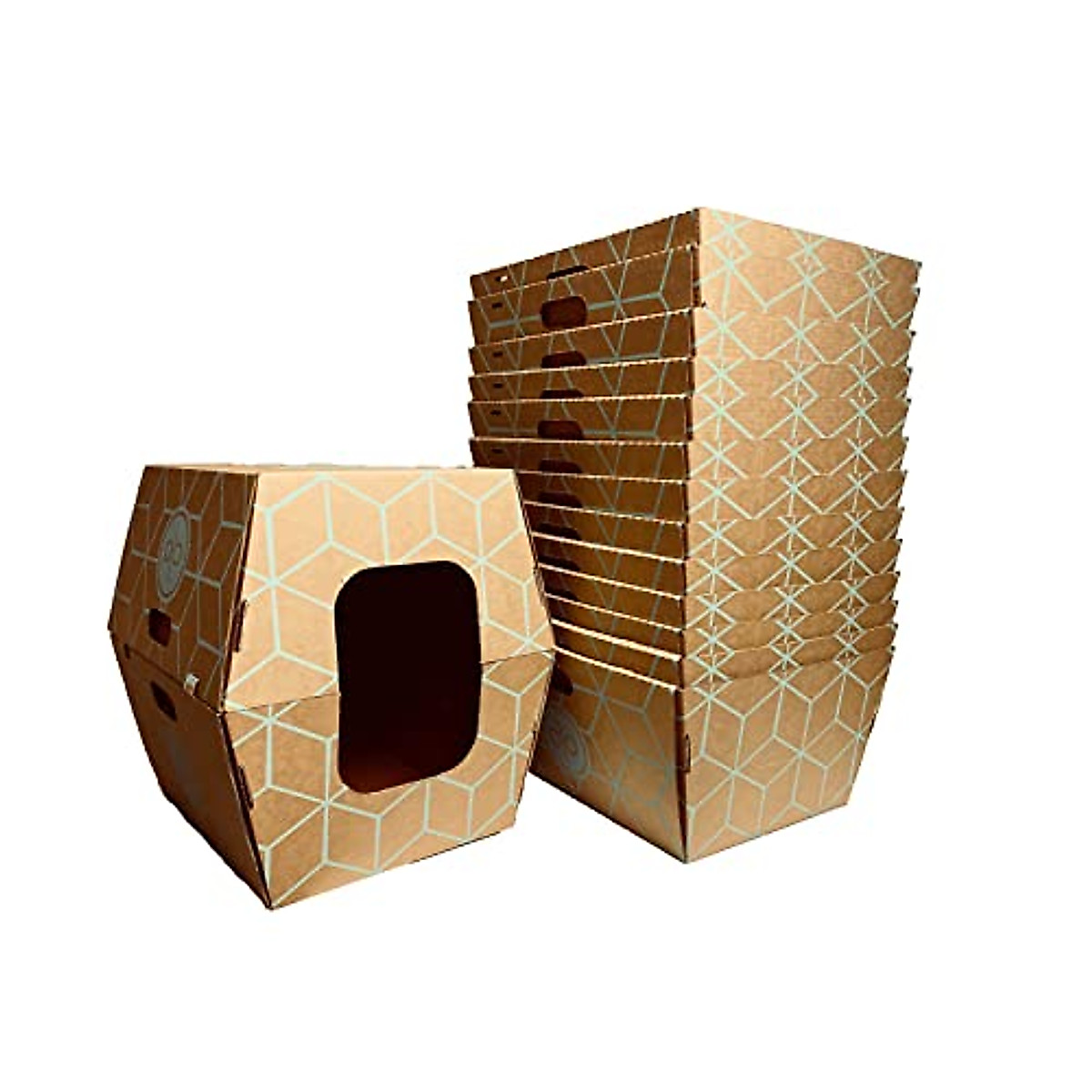 Cats Desire Biodegradable & Disposable Litter Box (15 PC)