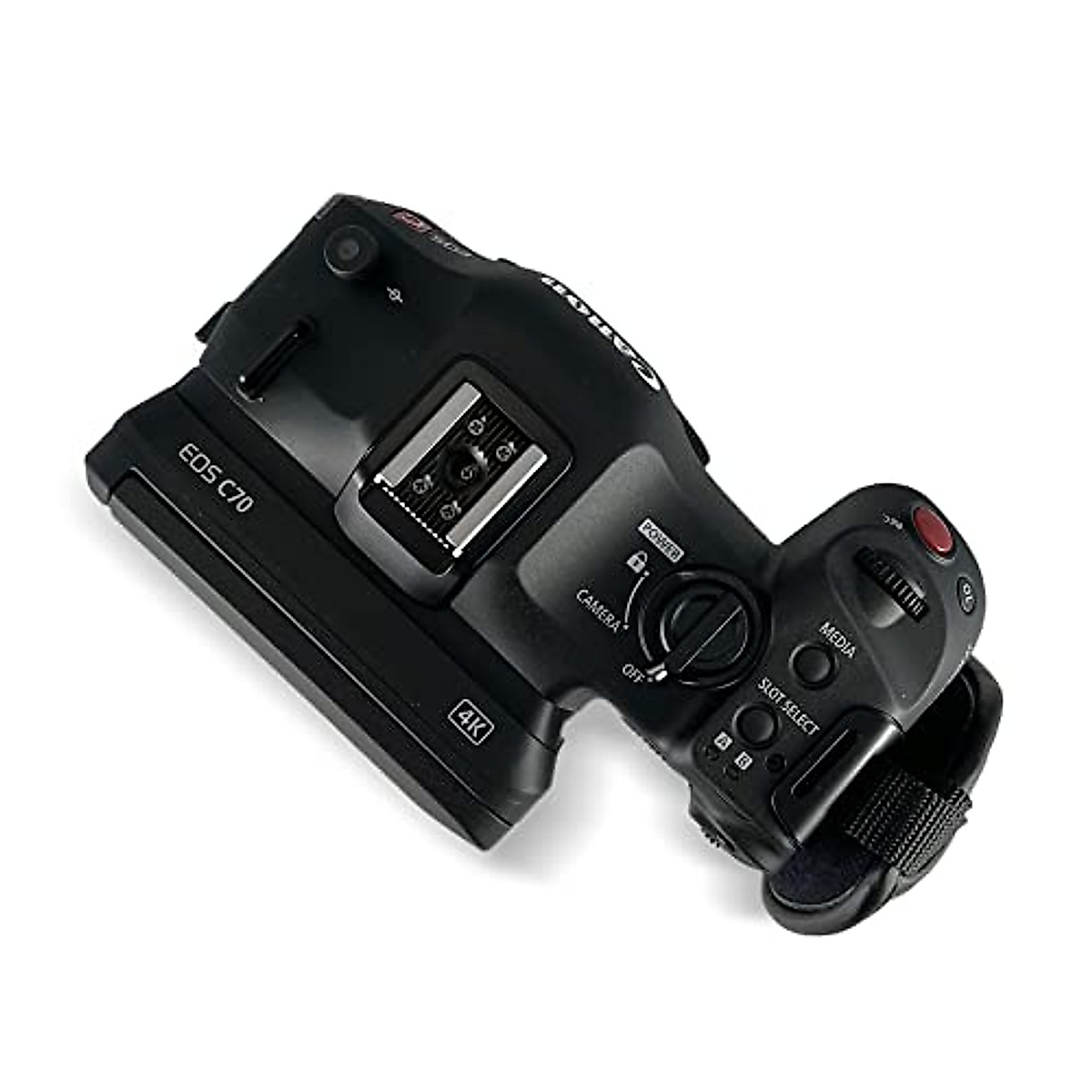 Canon EOS C70 Cinema Camera (RF Lens Mount) (4507C002), 128GB Extreme Pro SD Card, Tripod, HDMI Cable, Case, LED Light, Card Reader, Cleaning Set, Cap Keeper, Hand Strap (Renewed)