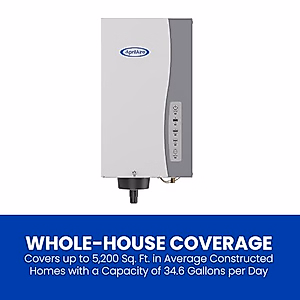 AprilAire 800 Whole-House Steam Humidifier, Automatic Steam Humidifier, Large Capacity Whole-House Humidifier for Homes up to 10,300 Sq. Ft., White