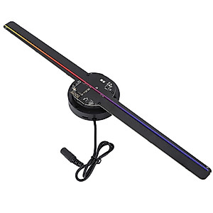 3D Advertising Machine, Led Hologram Projector Fan 224 Light Beads High Resolution 3D Advertising Player Support Wifi/App, Holographic Projection for Business Store Shop Bar, Built in 16Gb Tf Card(#1)