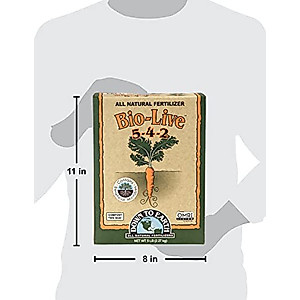 Down to Earth Organic Bio-Live Fertilizer Mix 5-4-2, 5 lb