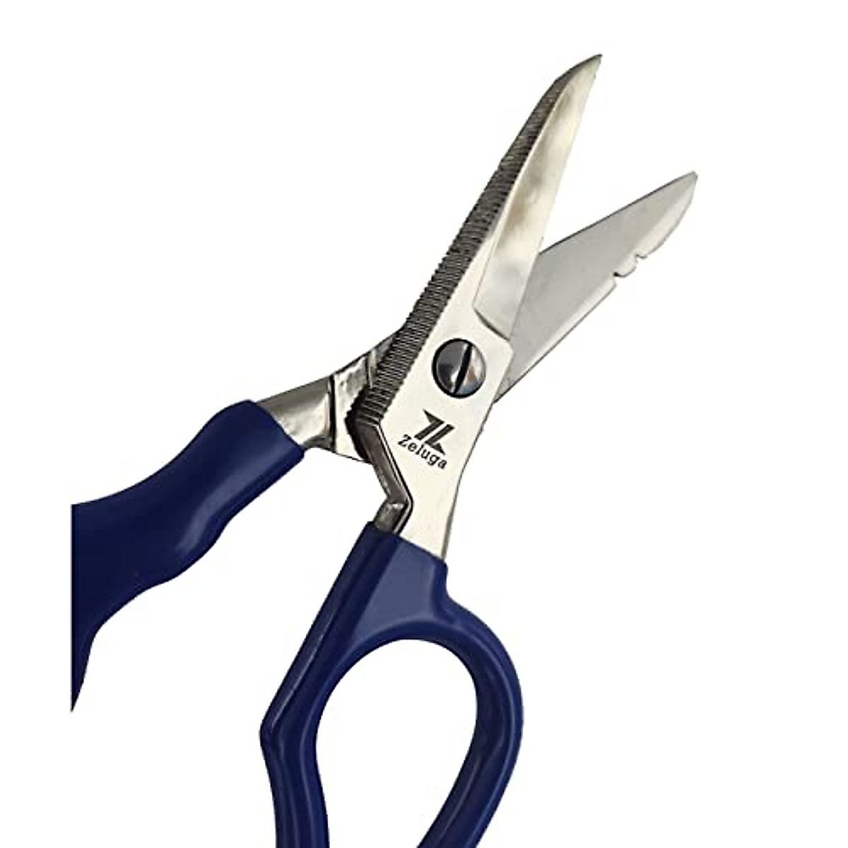 Zeluga 12-229 5in. Heavy Duty Stainless Steel Electician's Scissor with Ergonomic Handle
