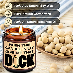 Gifts for Boyfriend, Husband, Lavender Scented Candle - Valentine's Day Gifts for Women Galentines Day, Thinking of You Gifts, Funny Anniversary Birthday Gifts for Men, Wedding Couples Gifts