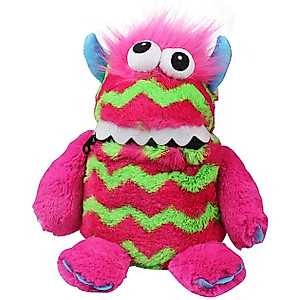 Worry Monster Soft Plush Toy Pink and Green Childrens Write Down Your Worries Cuddly Toy Gosh! Designs 9”