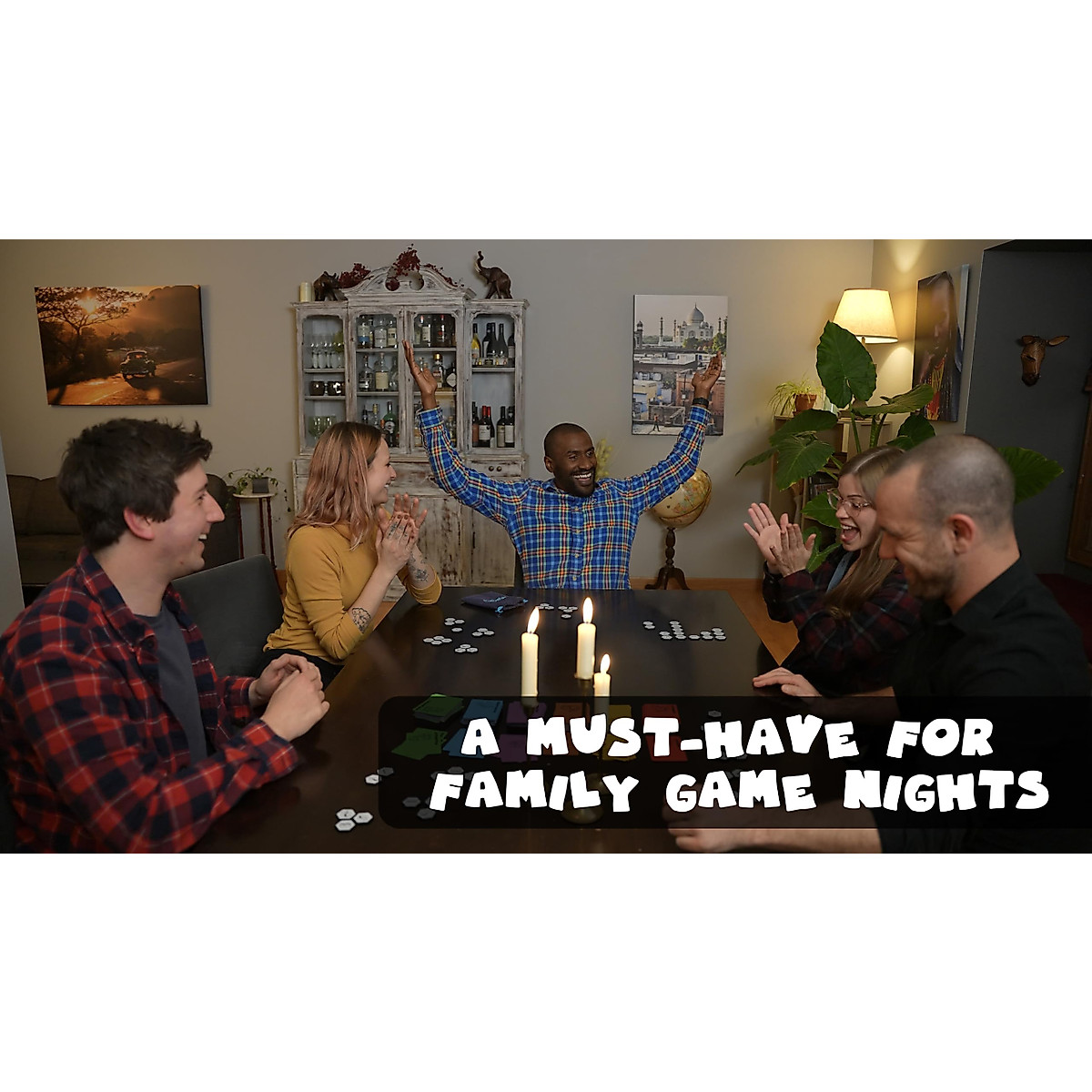 Hexaquest: Strategic Trivia Board Game - 1500 Questions, 6 Categories, 65 Hexagon Tiles, Luxury Bag - Quick to Learn