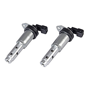 11367585425 Vanos Solenoid Variable Valve Timing VVT Solenoid 2 Pcs | Compatible With BMW 325i 328i 330i 335i 525i 528i 530i 535i E60 E90 N52 N54 & More | Replaces# 11367585425, 11367516293