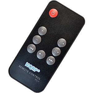 HQRP Remote Control Compatible with Bose SoundDock Series II (2), Series III (3), SoundDock Portable Digital Music System Speaker Dock Controller, Replacement for Bose SoundDock Series II Remote