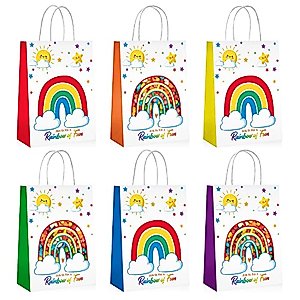 Mocoosy 18 Pack Rainbow Party Favor for Kids, Party Favor Supplies, Rainbow Candy Treat Birthday Gift Colorful Party Decorations for Baby Shower Birthday Party Favor