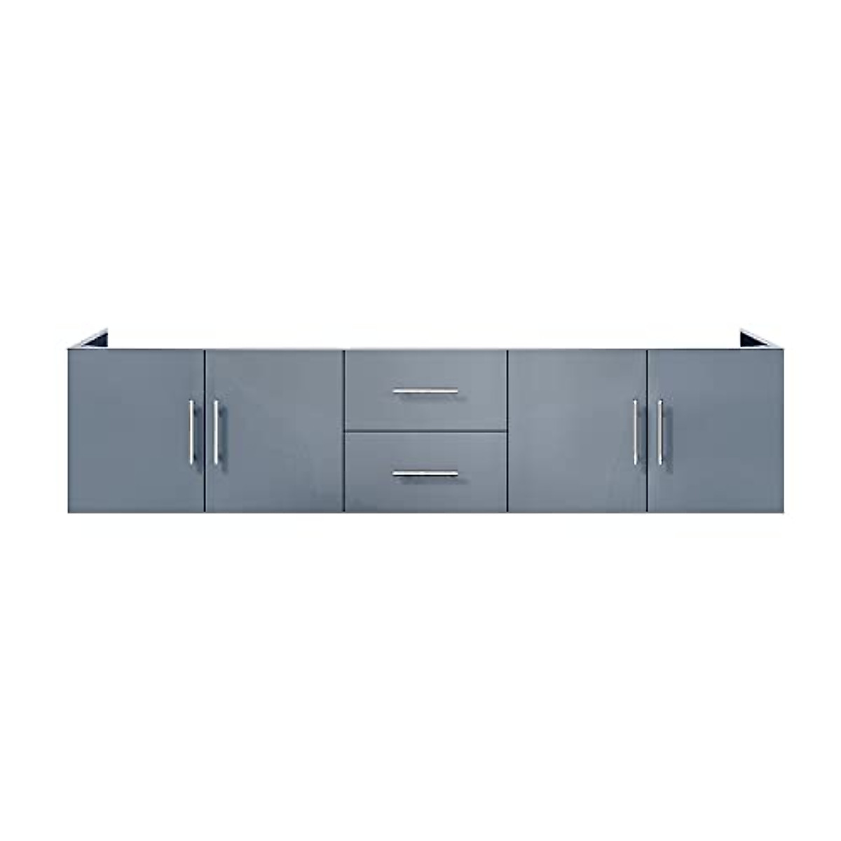Lexora Geneva 80 in. W x 22 in. D Dark Grey Double Bath Vanity