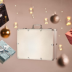 BBQ Grill Tools Set Grilling Accessories -Deluxe Birthday Gifts for Dad or Men,19 Pcs Stainless Steel Grill Kits with Large Brushed Aluminnum Case, 18” Professional Barbecue Utensils for Outdoor Grill