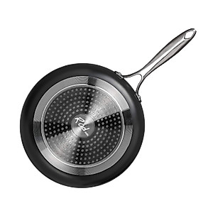 8” Radical Pan: Nonstick Frying & Saute Pan, Skillet, With Stainless Steel Handle, for Gas, Induction, Electric Cooktops, Hard-Anodized, Dishwasher Safe. Oven safe, SGS & NSF Certified. PFOA-free