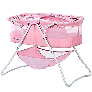 Dream On Me Karley Bassinet in Rose
