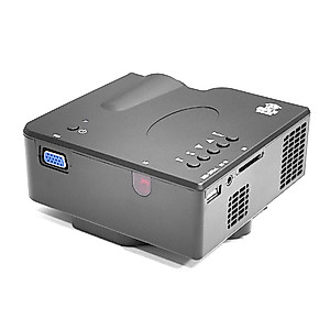 1080p Multimedia Gaming Mini Projector - Full HD Portable Video Cinema Home Theater Projector w/ Built-in Stereo Speaker, HDMI, USB, Adjustable Picture Projection for TV, PC, Computer - Pyle PRJG45_0