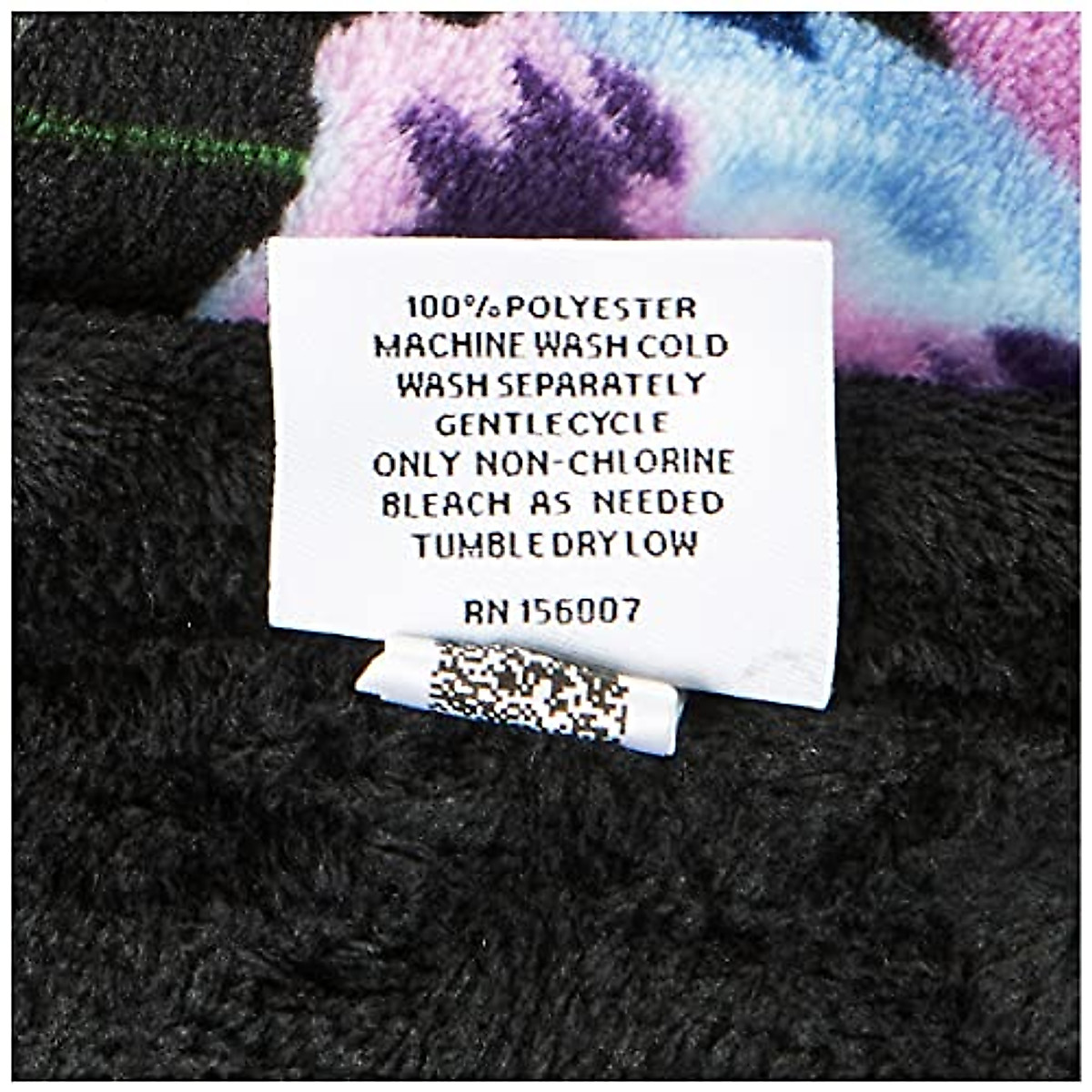 Vera Bradley Women's Plush Throw Blanket, Fleece, Floating Plum Pansies, 80 X 50