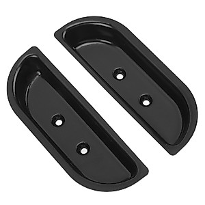 Inner Handle Armrest Container Bin, Door Panel Arm Rest Cups Metal Cup Holder Replacement for Truck F-100 1973-1979 Black